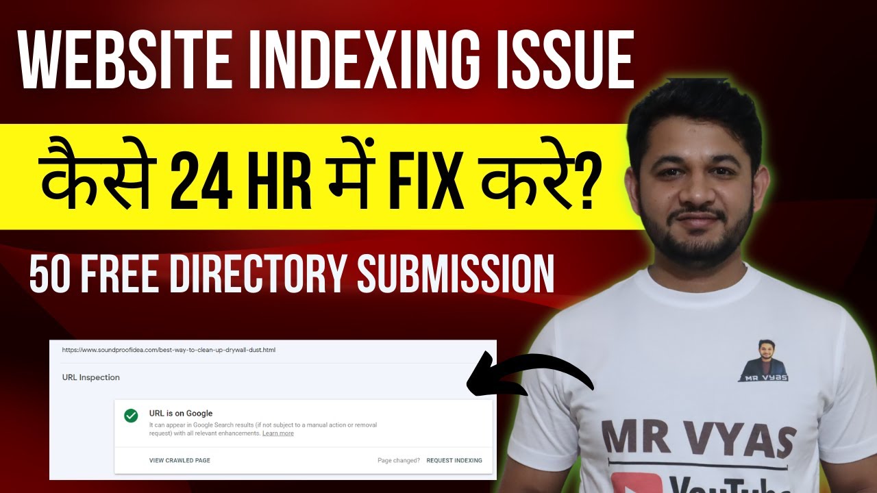 How to fix website indexing issue submitting website to 100+ Free ...