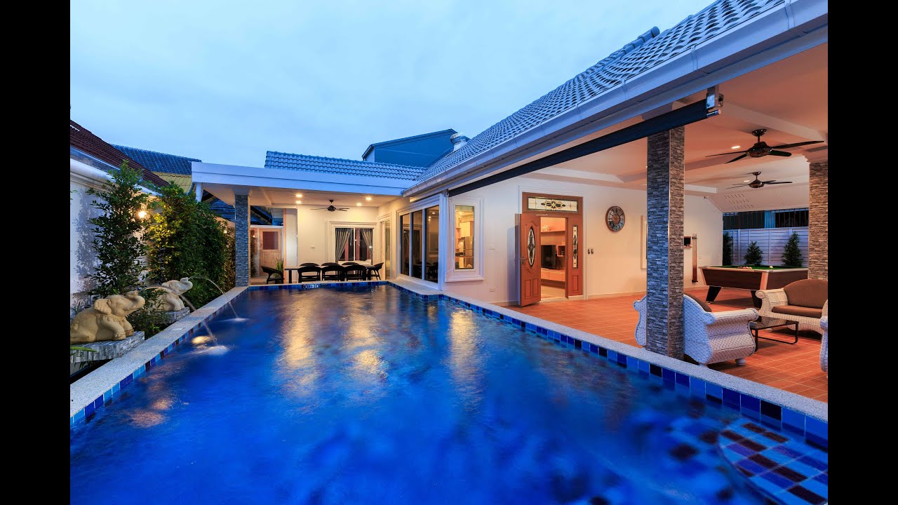 Gala Villa, Private 5 BR Villa in Pattaya, Thailand - YouTube
