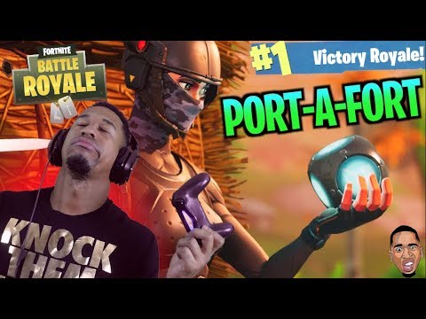 PORT-A-FORT GAMEPLAY! Fortnite Battle Royale! - YouTube
