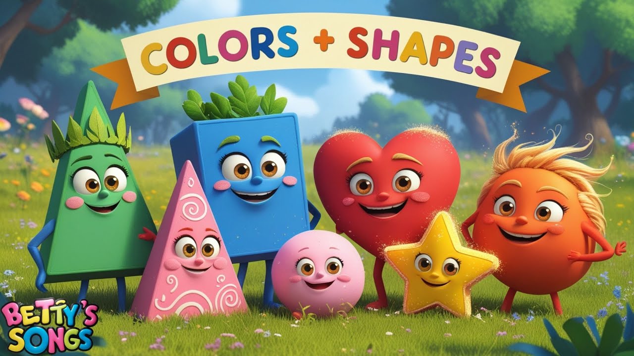SING and LEARN Colors and Shapes 🌈🟡🎨 with these FUN Kids Songs! - YouTube