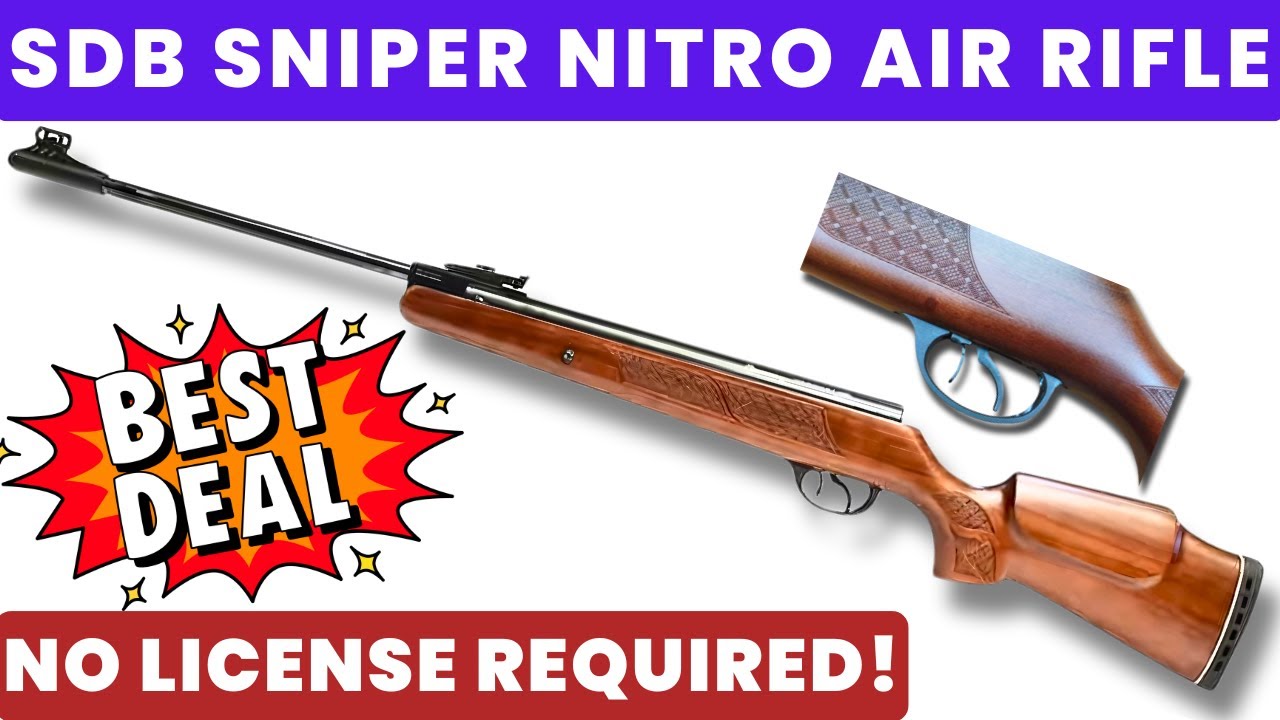 SDB Sniper Nitro .177 Air Rifle | Honest Review with Accuracy Test ...