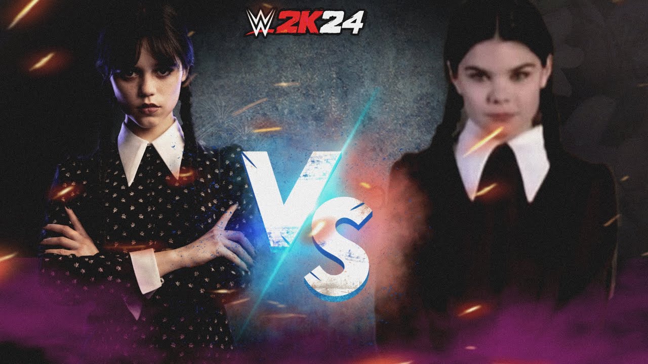 Wednesday Adams 98' vs Wednesday Adams 22' Casket Match WWE 2K24 PS4 ...