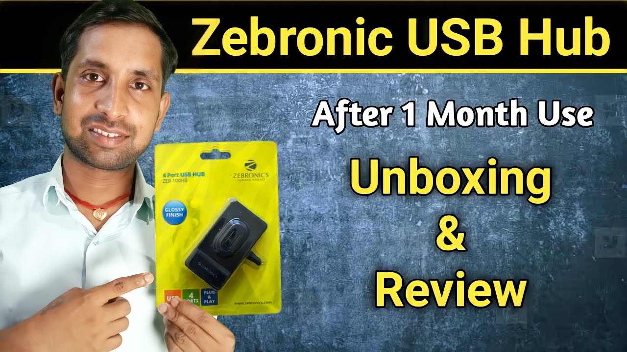Zebronics USB hub🔥🔥🔥 | Zebronics USB Hub Unboxing & Review | Zebronic ...