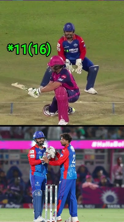 RIYAN PARAG AND AVESH KHAN SAVED RR RR VS DC IPL DAY 7 #cricket #ipl #rr #dc - YouTube