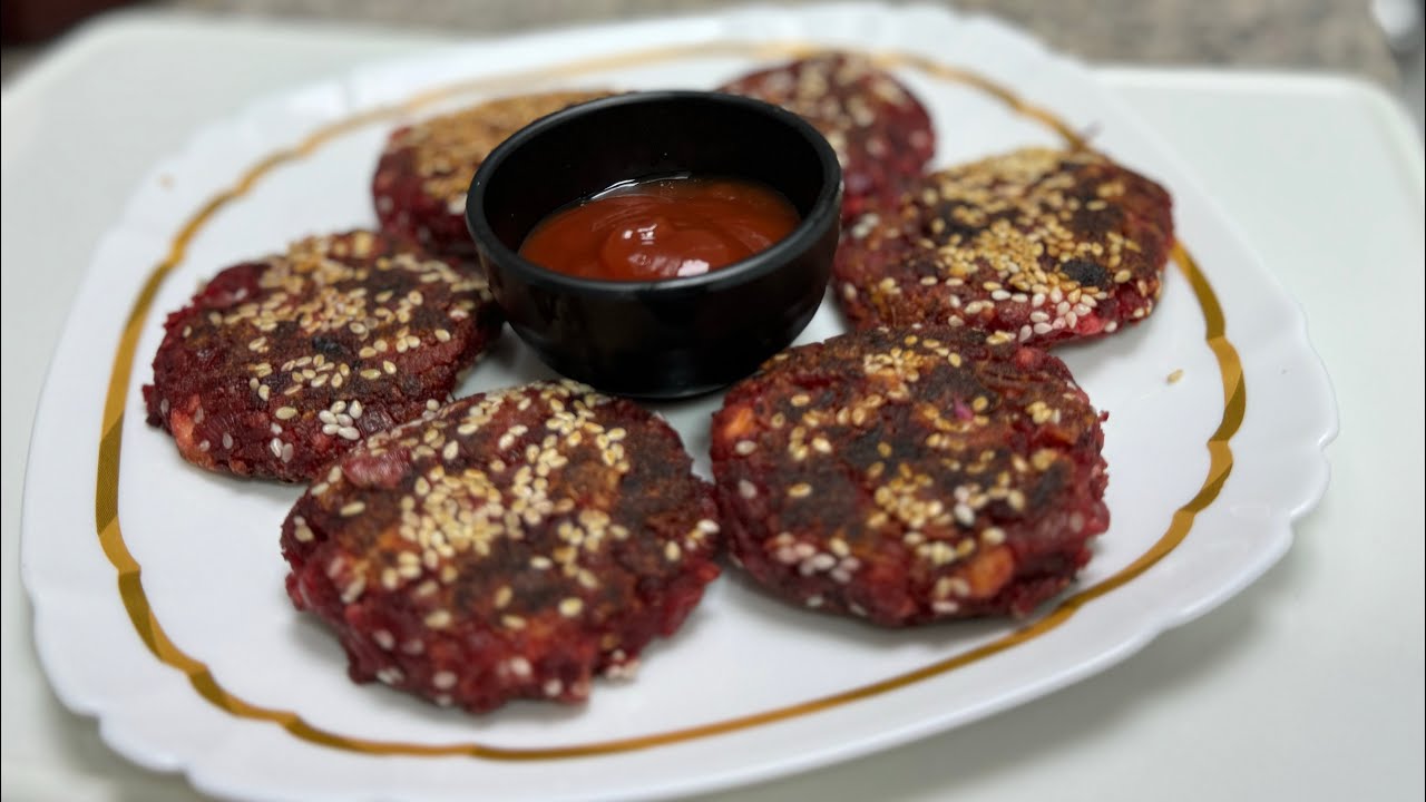 Beetroot Cutlet | Healthy Snack | Beetroot Tikki Beetroot Kebab | East and Quick Recipe - YouTube