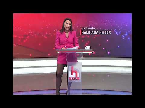 Beğenilen spiker Ece Üner siyahlarıyla kadraj'da