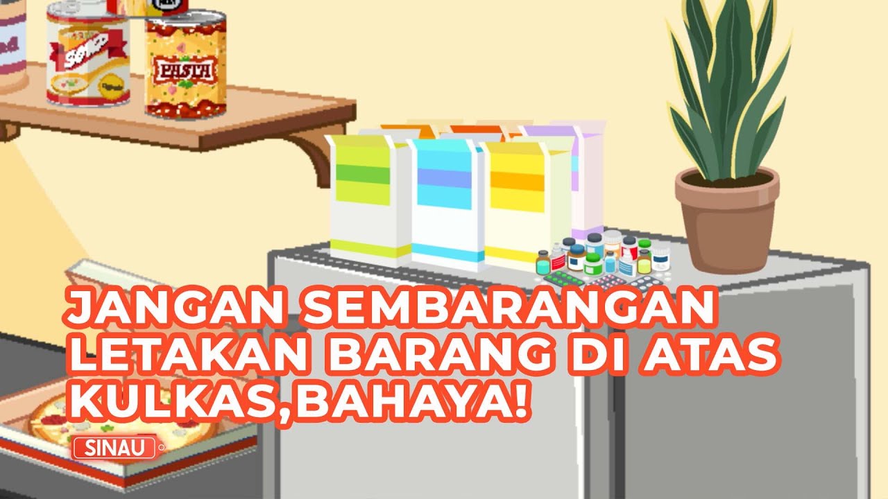 Jangan Sembarangan Menyimpan Barang di Atas Kulkas - YouTube