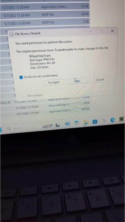 Deleting system 32 - YouTube