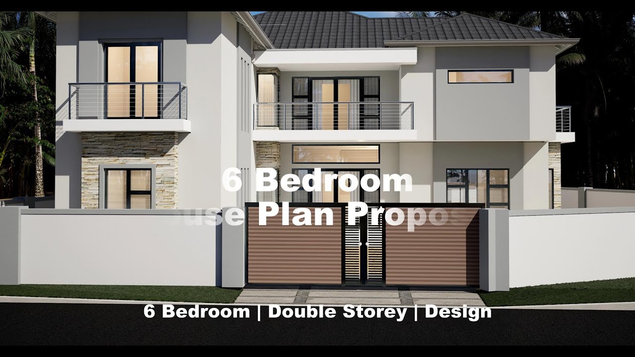 Ultimate 6 Bedroom House Plan Proposal - YouTube