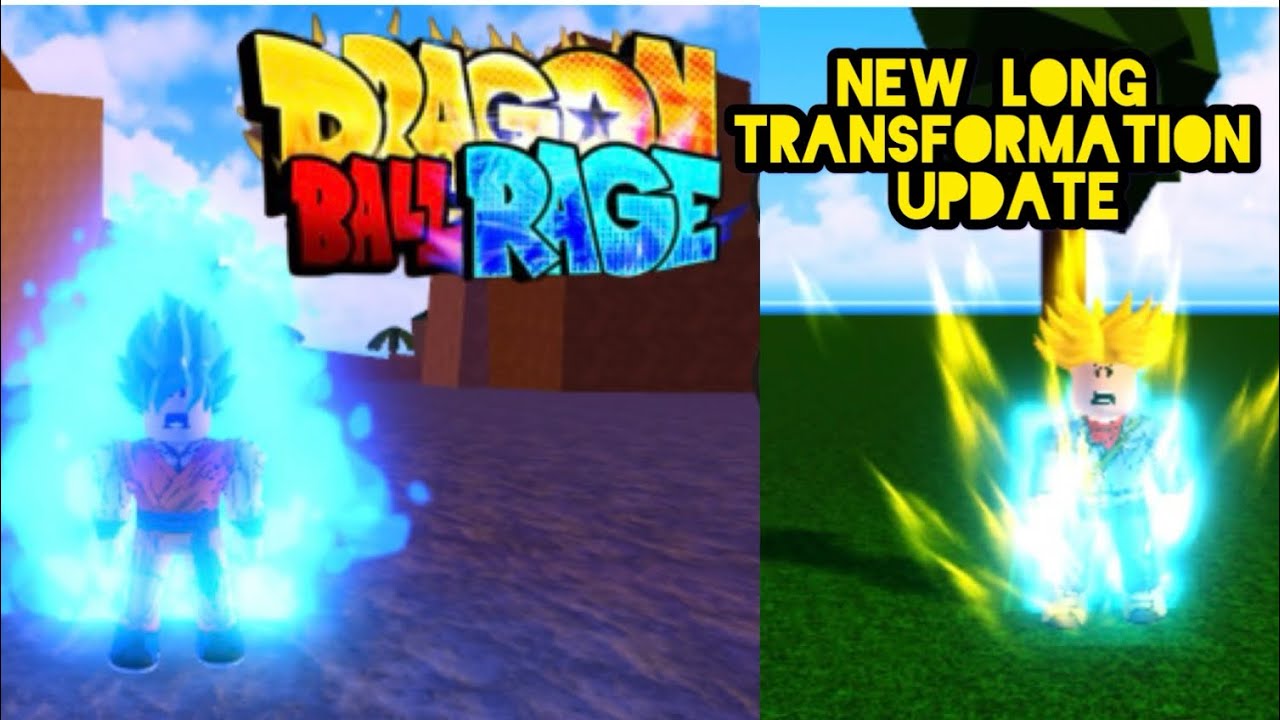 NEW LONG TRANSFORMATIONS!!! (dragon ball rage update) - YouTube