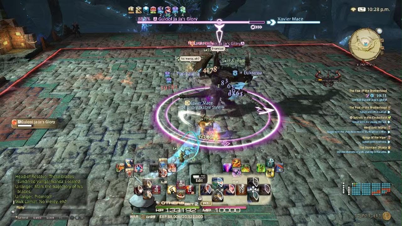 FINAL FANTASY XIV Gulool Ja Ja Boss Fight 2 - YouTube
