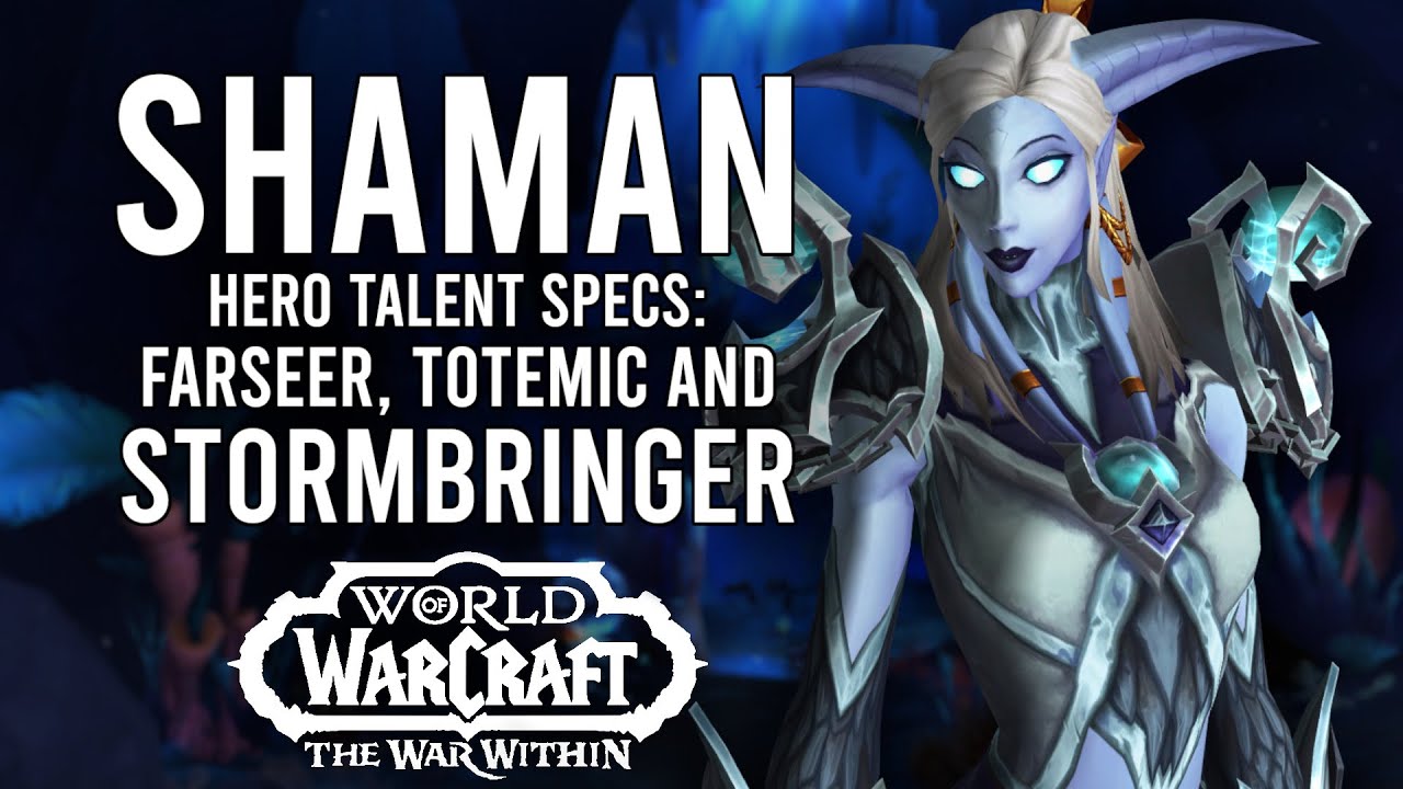 All 3 Shaman Hero Talent Specs In War Within Alpha! Farseer, Stormbringer, And Totemic - YouTube