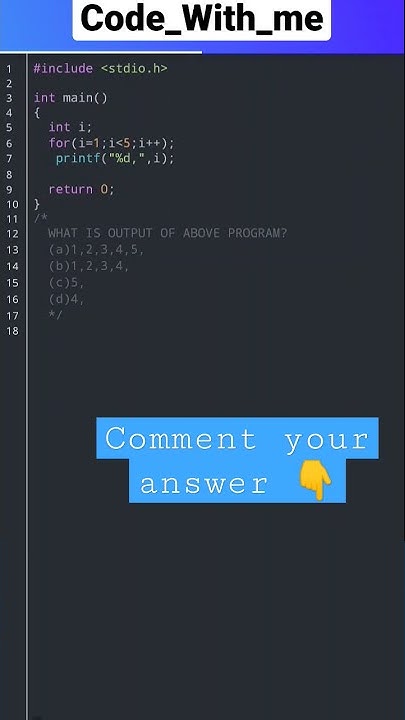 C Program Quiz6🥰☑️||C practice questios||NIMSET previous year question⚡🎆||Code_With_me👇 - YouTube