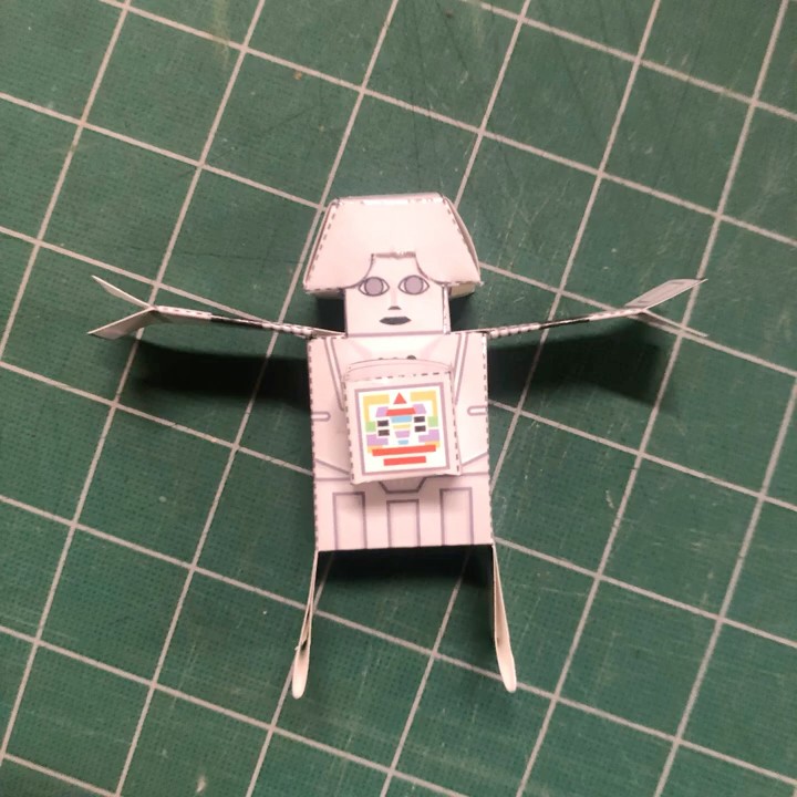 Buck Rogers Twiki Papercraft #art #buckrogers - YouTube