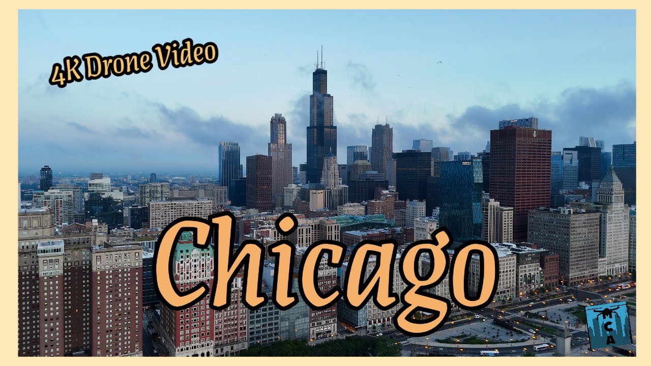 A Breathtaking Aerial Tour of Downtown Chicago - Drone Video Spectacle ...