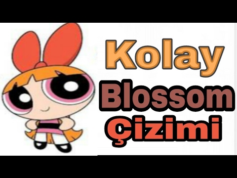 Blossom (powerpuffgirls) çizimi