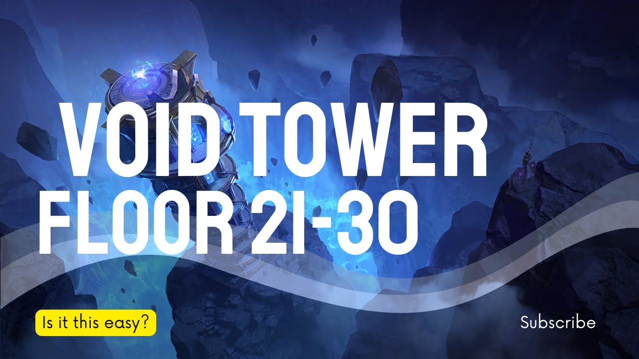 Void Tower Hard - Floor 21-30 | Awaken: Chaos Era - YouTube