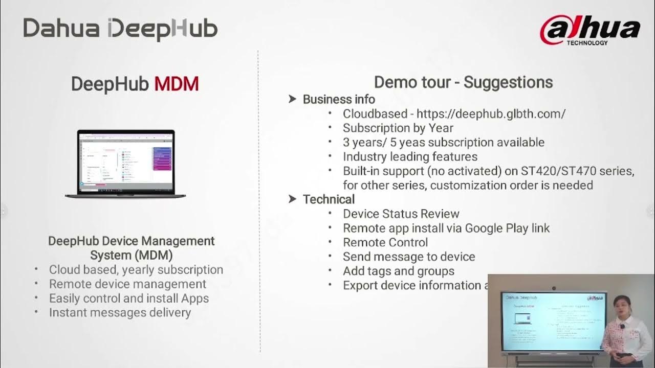 How to Operate DeepHub Software-MDM - YouTube