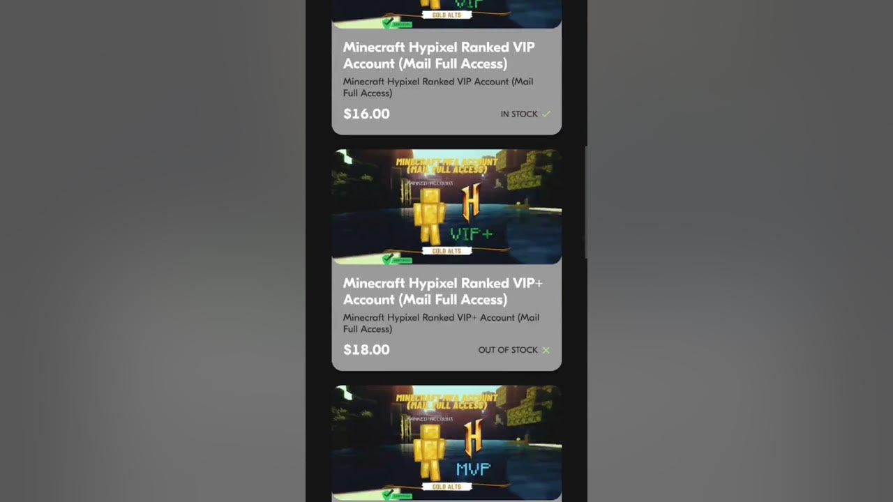 How To Get Free Minecraft Hypixel Unbanned Account 1000%Working - YouTube