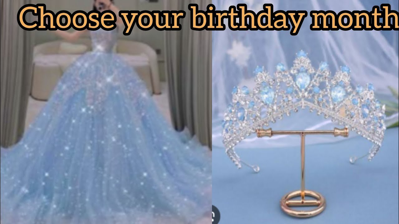 choose your Birthday month and see beautiful Barbie gaown with matching ...