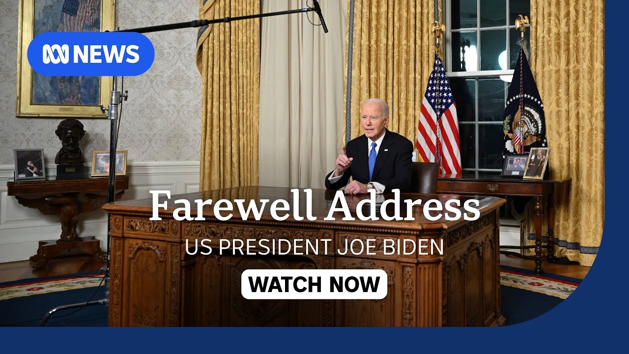 IN FULL: Joe Biden gives farewell address as US president from Oval ...