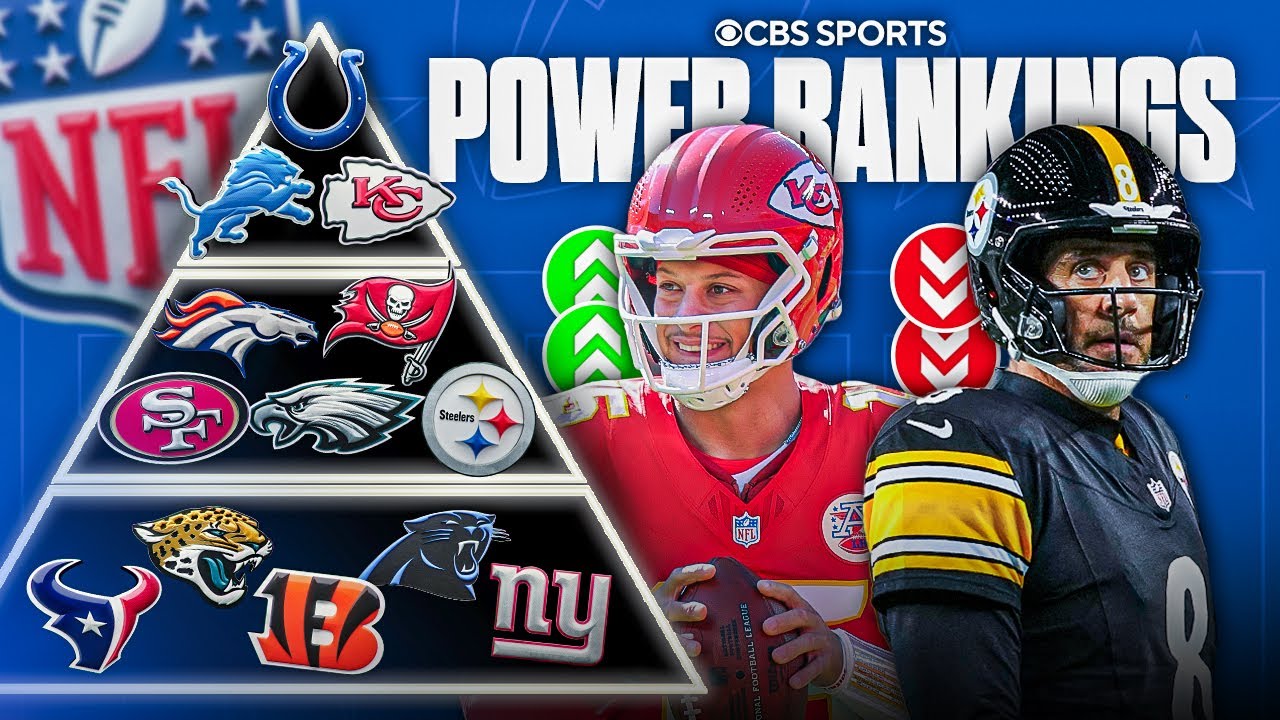 NFL Week 8 Power Rankings Tiers: Colts take No. 1 spot, Chiefs leap 9 ...