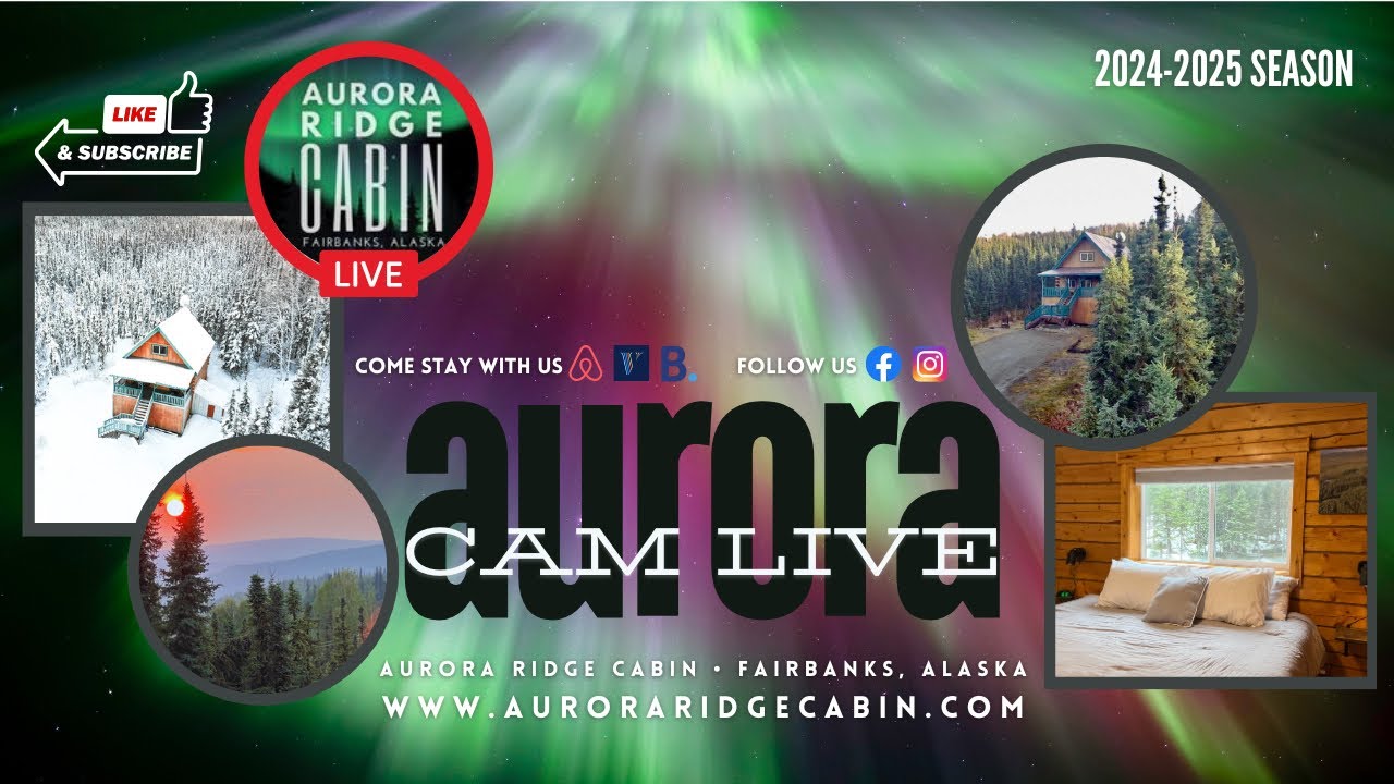 AuroraCam Night Beginning March 14, 2025, Aurora Ridge Cabin AuroraCam Livestream - YouTube