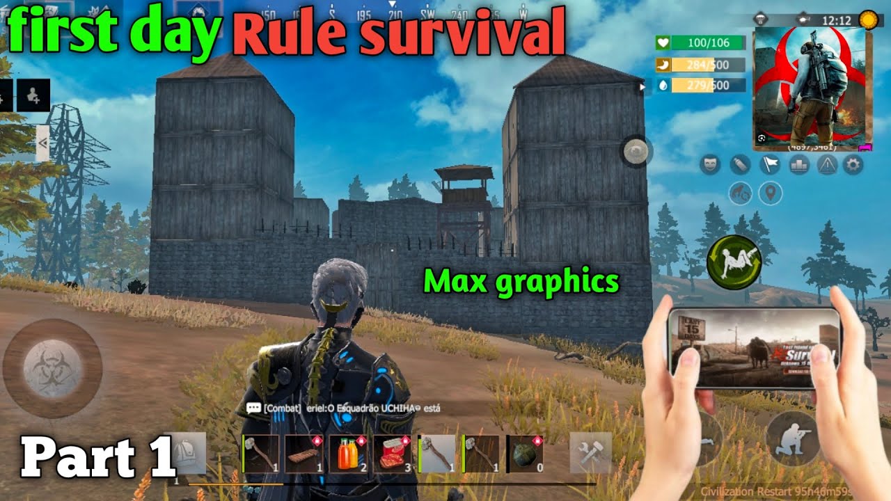 First Day Rule survival gameplay Part 1 - YouTube