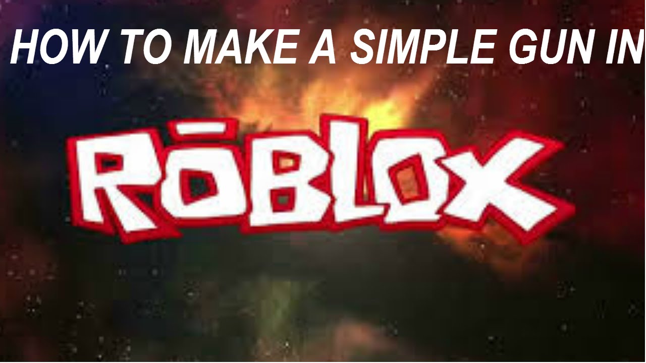 How to make a simple gun model in ROBLOX - YouTube