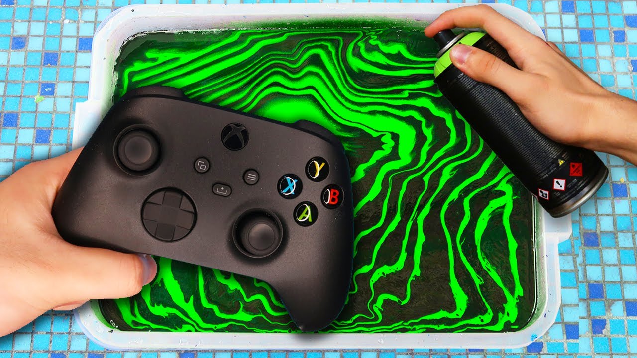 HYDRO Dipping XBOX Series X Controller !! 🎨 - YouTube