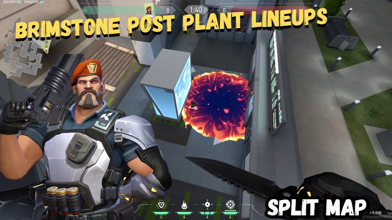 BRIMSTONE SPLIT LINEUPS 2023 | VALORANT 2023 - YouTube