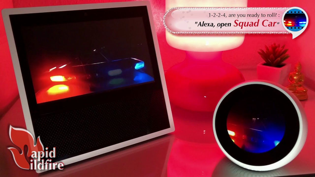 Best Skills for Alexa: Police chase on Echo Show and Echo Spot - YouTube