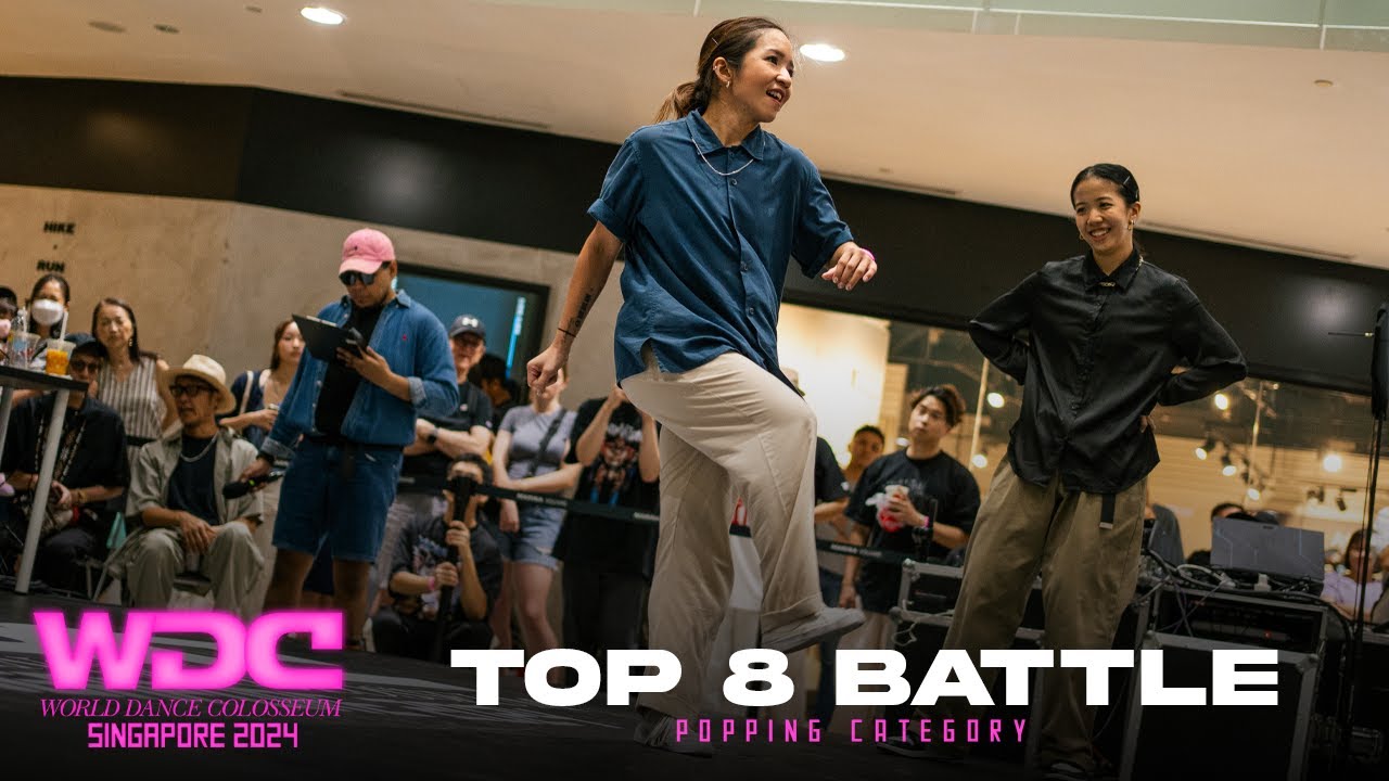 Tall Short Old Young vs Funkin Ladies | Popping Top 8 | WDC Singapore ...