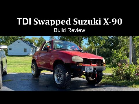 TDI Swapped Suzuki X-90 4X4 - Build Review - YouTube