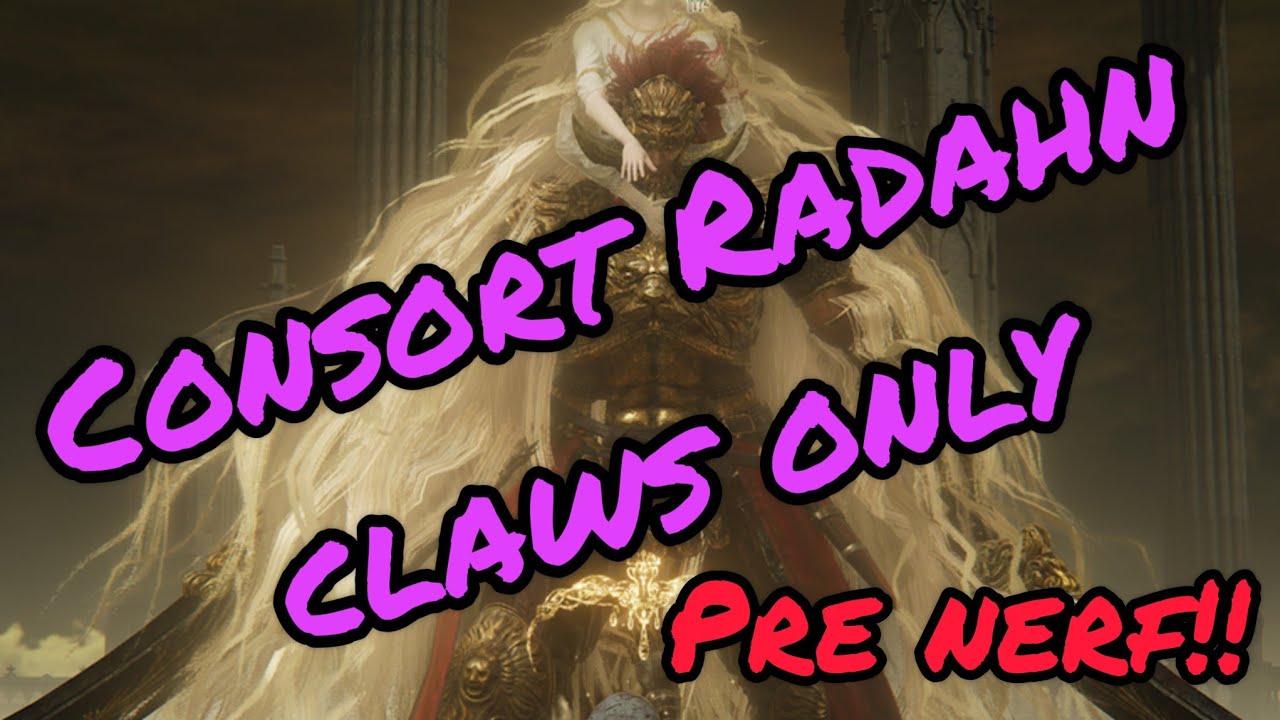 (pre nerf) Consort Radahn, claws only, elden ring DLC - YouTube