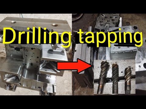 tapping Attachment M36&M8 Reverse tap machine - YouTube