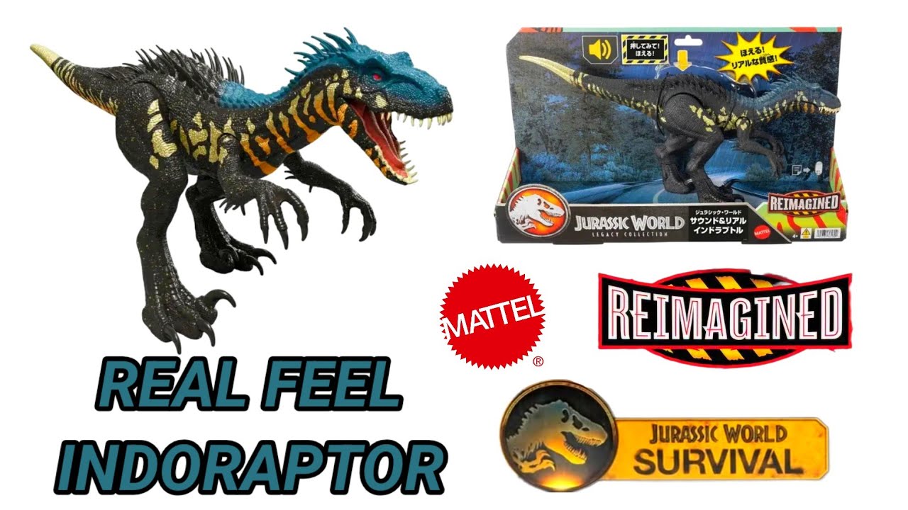 New Mattel Jurassic World Legacy Collection Real Feel Indoraptor Images ...