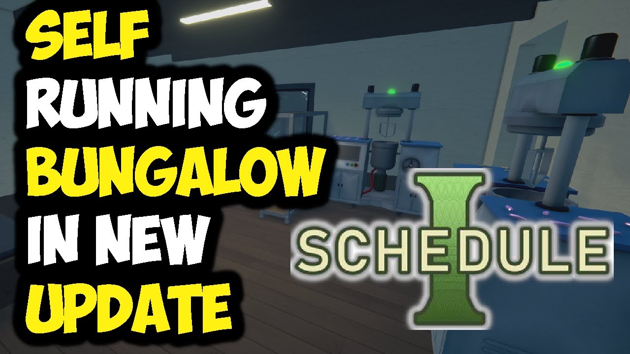 Schedule 1 NEW UPDATE ALLOWS FOR AMAZING ORGANIZATION - YouTube