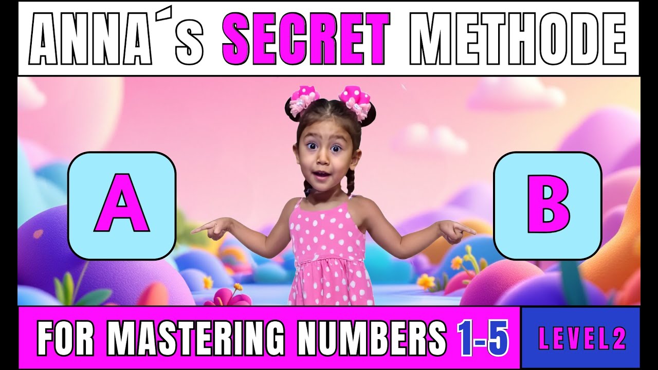 Anna's Secret Method for Mastering Numbers 1 to 5 🧮 Learn Counting 🧠 ...