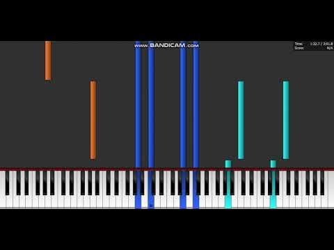 Black MIDI Piano From Above Running in the 90's but it gets Faster and Faster - YouTube