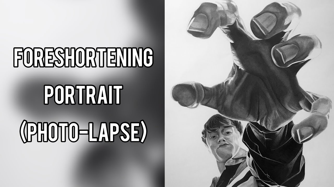 Foreshortening Portrait (Photo-Lapse) - YouTube
