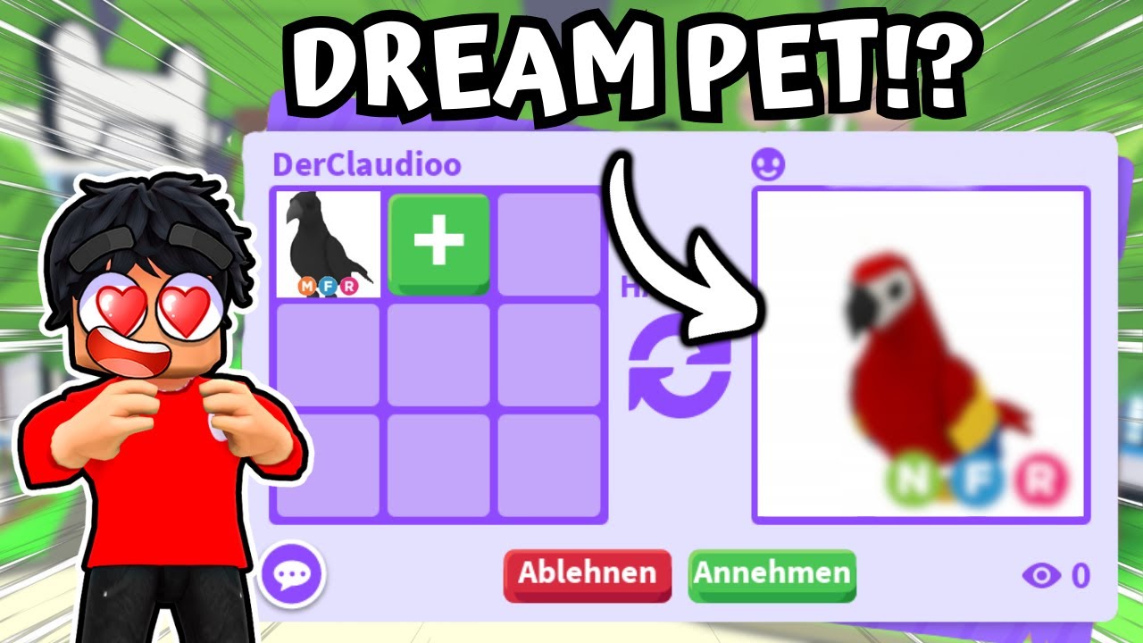 ICH HABE MEIN DREAM PET in ADOPT ME! | Roblox Deutsch - YouTube