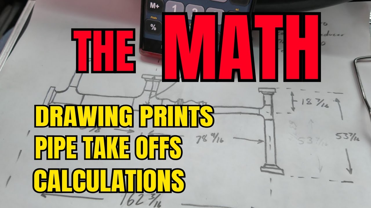 PIPE CALCULATIONS/ CALCULACIONES DE PIPA #welder #pipefitter #pipemath ...