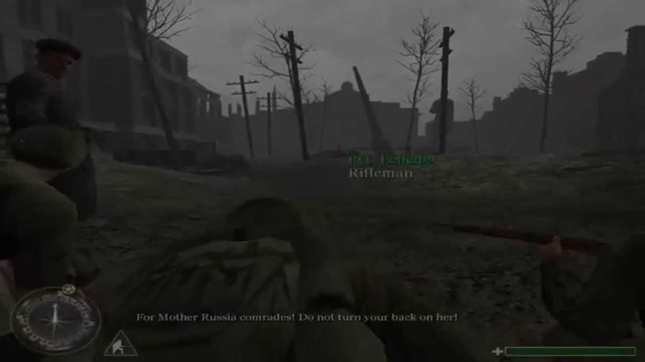 Call of Duty 1 - Mission 16 - Red Square , Stalingrad - YouTube