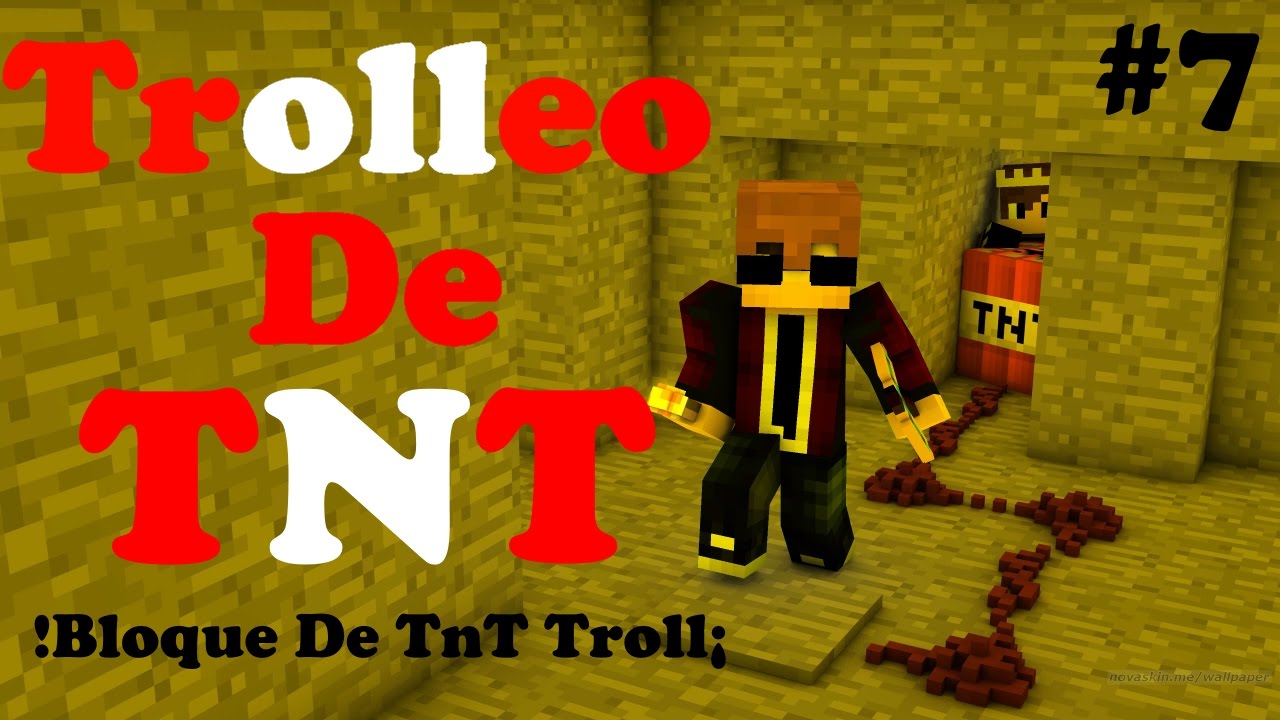¡Bloque TNT Troll! - SkyWars Troll - #7 - YouTube