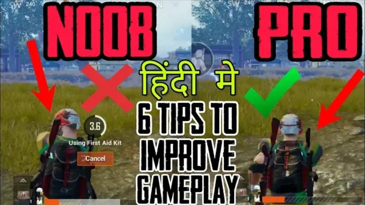 Top 6 Pro Tip To Become a best pro player in Pubg Mobile - YouTube