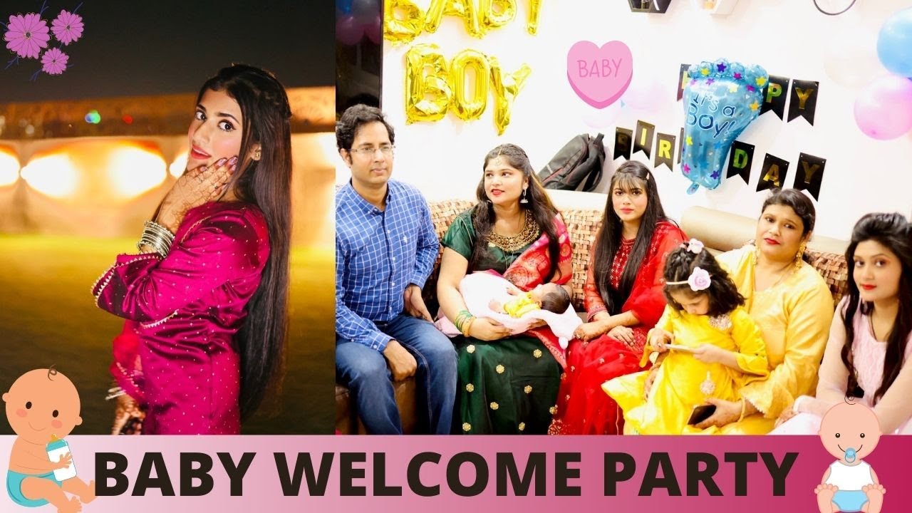 Baby's Welcome PARTY | Samreen Ali Vlogs - YouTube
