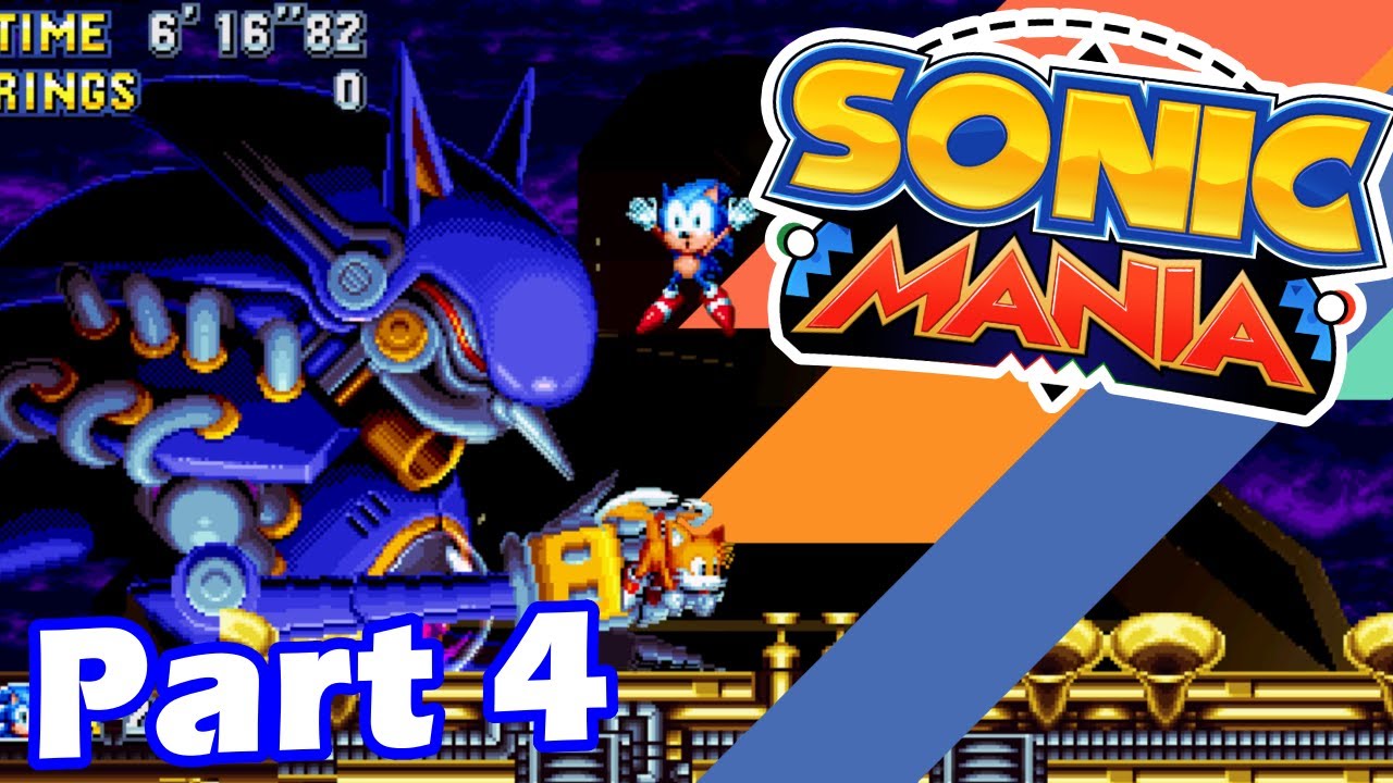 Sonic vs Metal sonic | Sonic Mania - Walkthrough part 4 (Stardust Speedway) - YouTube