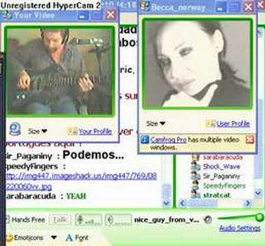 Fairies wear boot sung to a fairy live on camfrog video chat