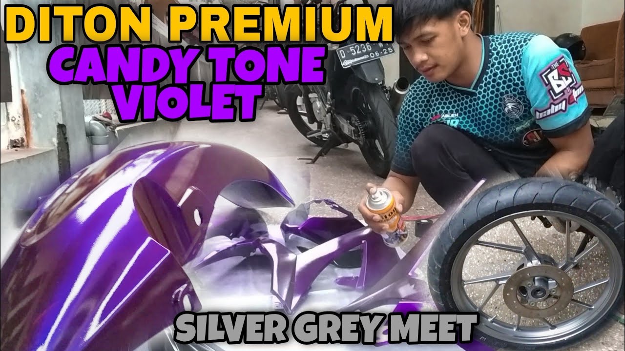 Repaint bodi CANDY TONE VIOLET & Repaint velg SILVER GREY MEET - Diton ...
